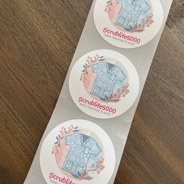 CUSTOM Stickers Roll, Custom Logo Stickers, Custom Label Roll ...