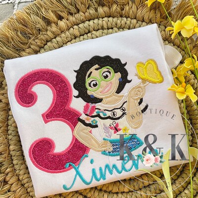 Mirabel APPLIQUE Design, Encanto APPLIQUE Design, Instant Download - Etsy