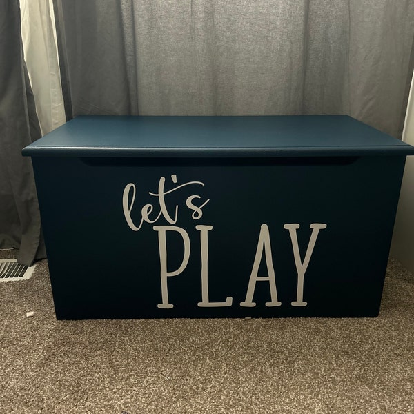 Let's Play Wall Decal | Farmhouse Playroom Decal, Farmhouse Kids Decor ...