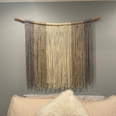 Extra Large Neutral Wall Hanging / Tapestry - Etsy