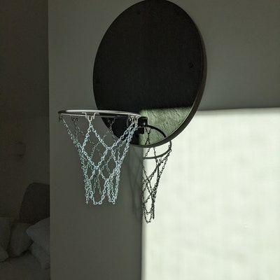 6 Hook Silver Chain Net for Mini Basketball Hoop Chain Net ONLY NO HOOP ...