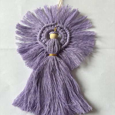 Macrame PATTERN Angel PDF Pattern Macrame Doll Beginner Macrame - Etsy