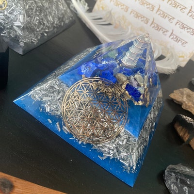 Orgone® Pyramid Metatron Light Body Accelerator Orgonite® Pyramid With ...