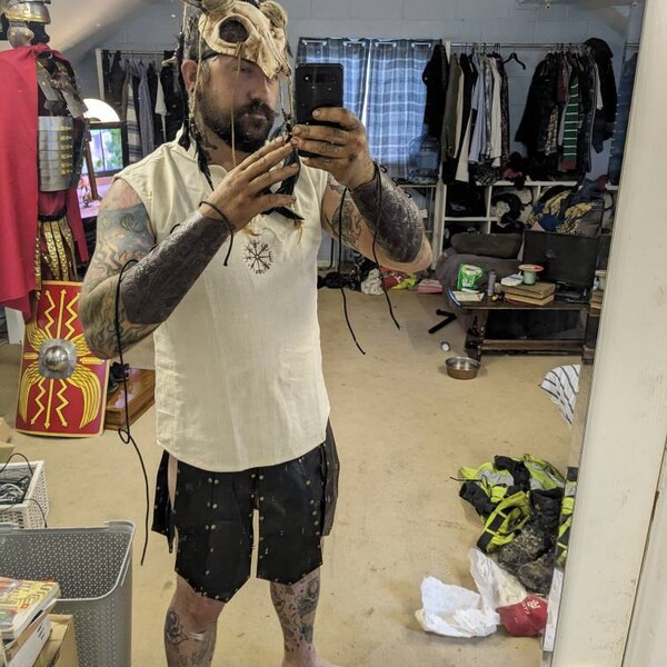 Pagan Skull Headpiece Viking Skull Shaman Headdress Witch Doctor ...