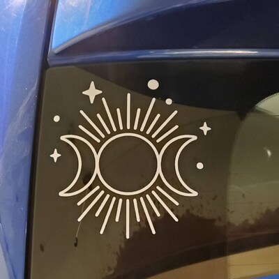 Pagan Decal Triple Goddess Decal Witchcraft Witchy Wicca/wiccan Triple ...