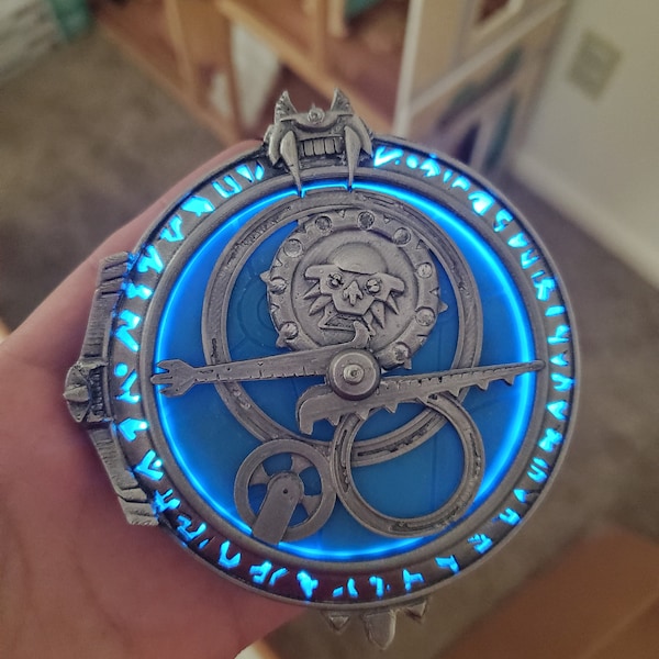 Trollhunters Amulet of Daylight / Eclipse, 3d Printed, Rechargeable LED ...
