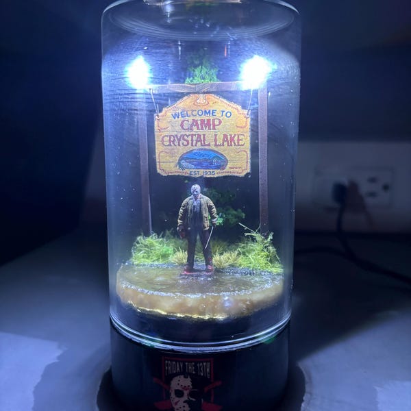 Glass Dome LED - Cabin in the Wood Diorama - Inspired Form Evil Dead ...