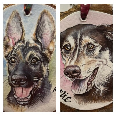 Brindle Boxer Dog Puppy Heart Bum Wall Art Watercolour Art Print Dog ...