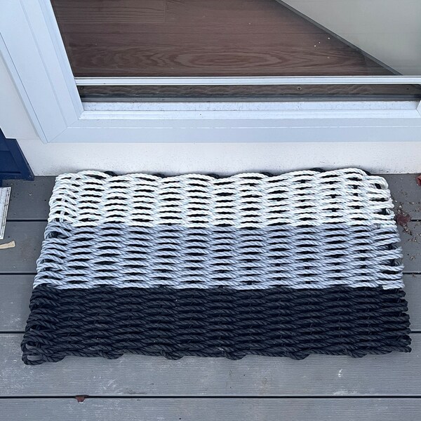 Large Rope Mat Made With Lobster Rope, Double Weave, - Etsy