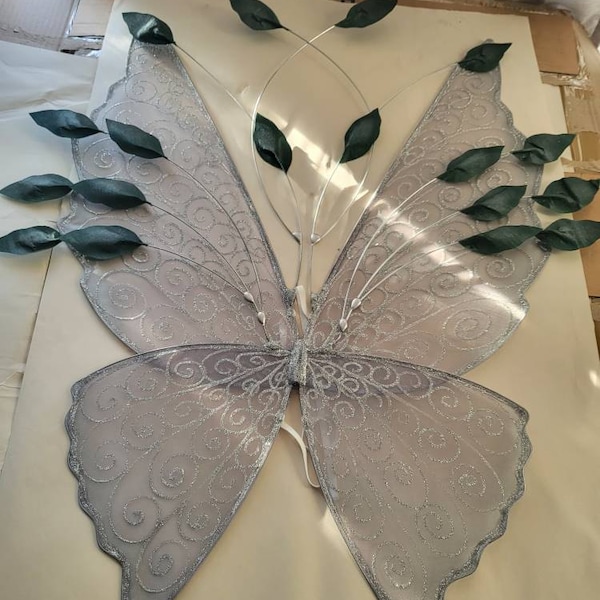 Large Leafy Fairy Wings, Adult Costume (fall, Autumn, Woodland or ...
