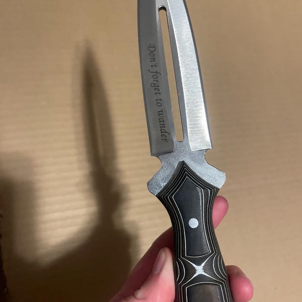 HUNTING KNIFE, BUSHCRAFT Knife,handmade Knife, Stainless Steel With ...