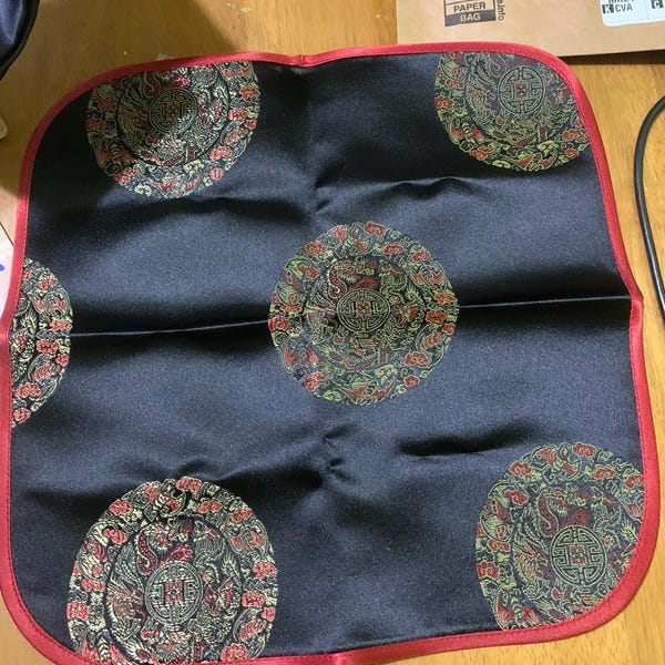 Round Handkerchief, Formal Edge Border Handkerchief, Suit Pocket Square ...
