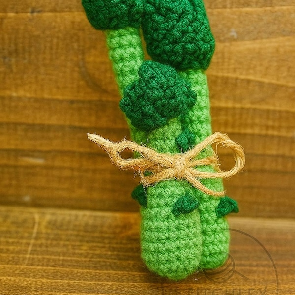 ASPARAGUS Crochet Pattern PDF - Amigurumi Asparagus Spears. Farmers ...