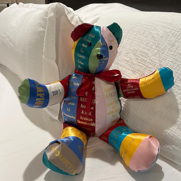 Horse Show Ribbon Pillow - "the Star" - Made to Order - Horse Show ...