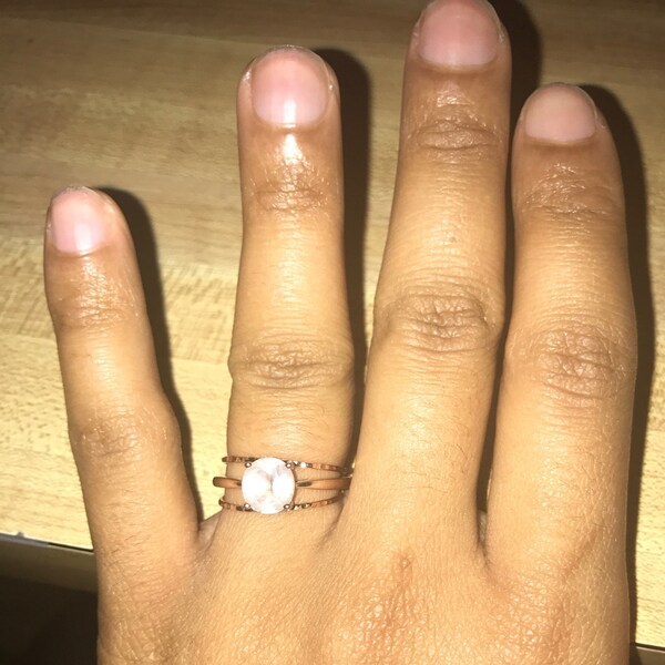 Hammered Rose Gold Stacking Rings , Sold per Ring, Gold Stacking Rings ...