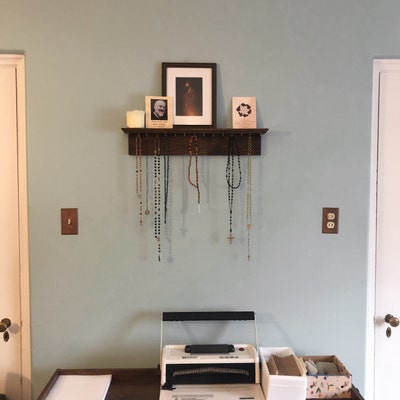 Rosary Shelf / Holy Cards / Icons / Statues - Etsy