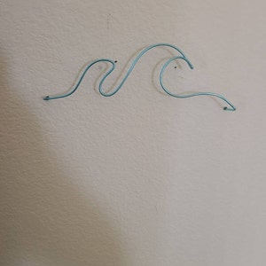 Wave Sign, Wire Wall Art, Ocean Wave Decor, Surf Wall Art, Nautical ...
