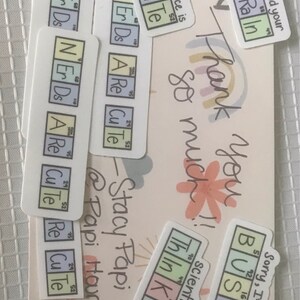 Periodic Table of Elements Stickers Laptop Decal Vinyl - Etsy