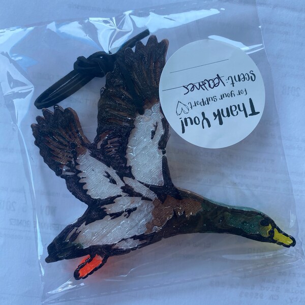 Duck Car Freshener, Duck Car Freshy, Car Freshener, Custom Car Freshie ...
