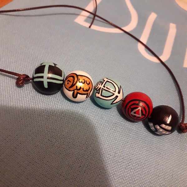 Percy & Annabeth's Camp Half Blood Bead Necklace (no Clasp) - Etsy Canada