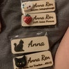 Personalized 3D Food Dessert Wooden Name Tag Badge With - Etsy