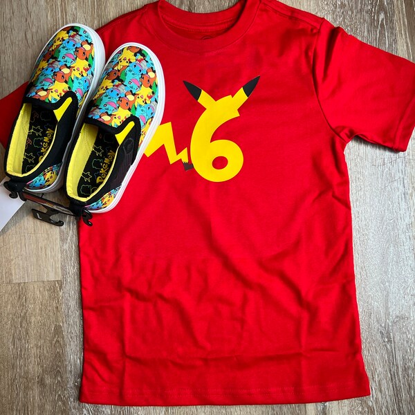 Pikachu Birthday Numbers SVG Bundle - Etsy