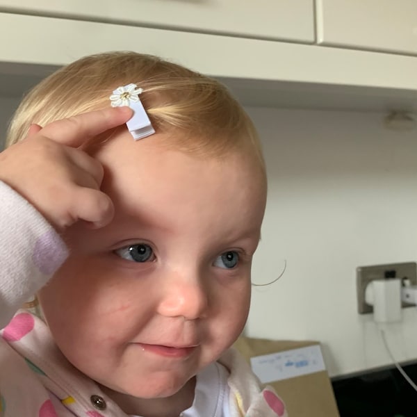 Baby Hair Clips, Fully Lined Clips, Baby Fringe Clips, First Hair Clips ...