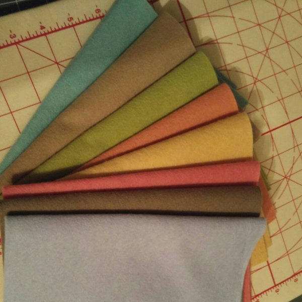 9x12 Felt Sheets - the Painted Desert Collection - 8 Sheets of Wool ...