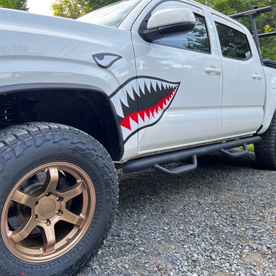 Shark Teeth / Shark Mouth Sticker Decal Set - Etsy