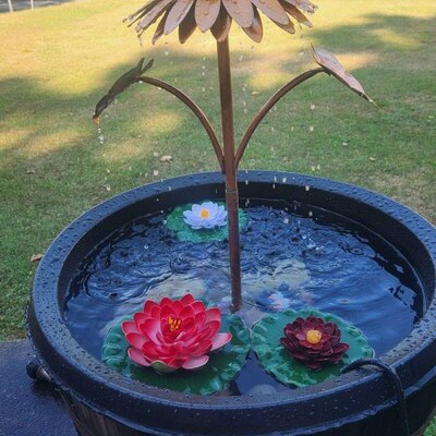Daisy Flower Copper Fountain - Etsy