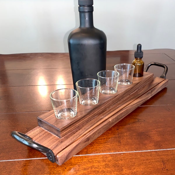 Hand Forged Rustic Farmhouse Bent Steel Tray Handles / Drawer Pulls ...