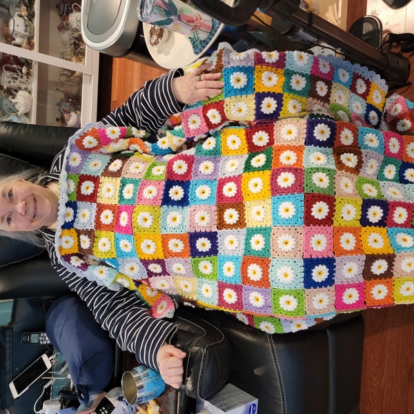 Crochet Persian Tiles Blanket,justin Bieber Blanket,crochet Granny ...