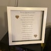 Memory Poem, Frame, A Letter From Heaven, Poem Picture, Shadow Box ...