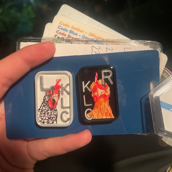 Chicken X-ray Marker- Farm Animal Xray Markers With Initials - Cute ...