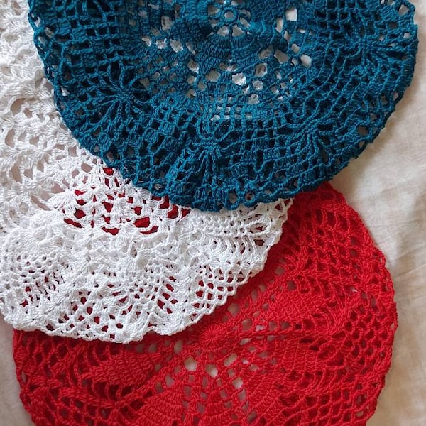 Hair Snood for Women Head Covers Crochet Red Hair Net Snood Hair Net ...