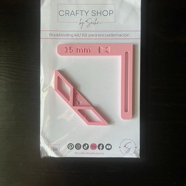 Set of Personalizable Tools for Book Binding and Cover Making Miter Tool Album Notebook Binding ...