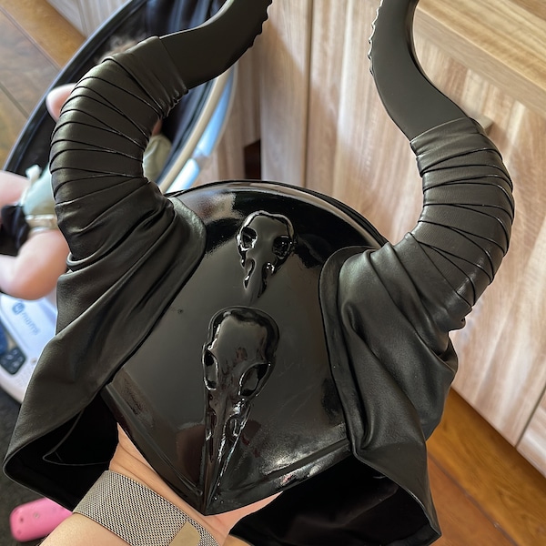 Horns Maleficent Inspired Cosplay Prop, Halloween Costume - Etsy