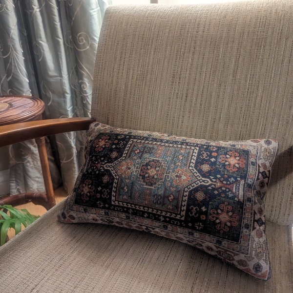 Boho Pillow, Bench Cushion, Mini Pillow Cover, Rug Cushion, Throw ...