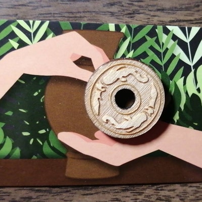 Survivor Fire Token Pin - Etsy