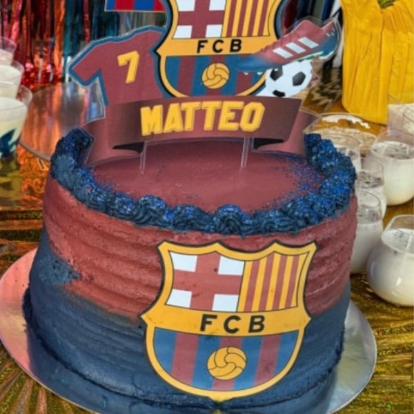 DIGITAL BARCELONA Cake Topper - Etsy