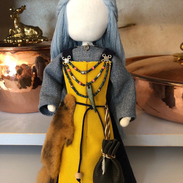 Heilung, Maria Franz, Pagan Altar, Masque Shaman, Figure Doll Band ...