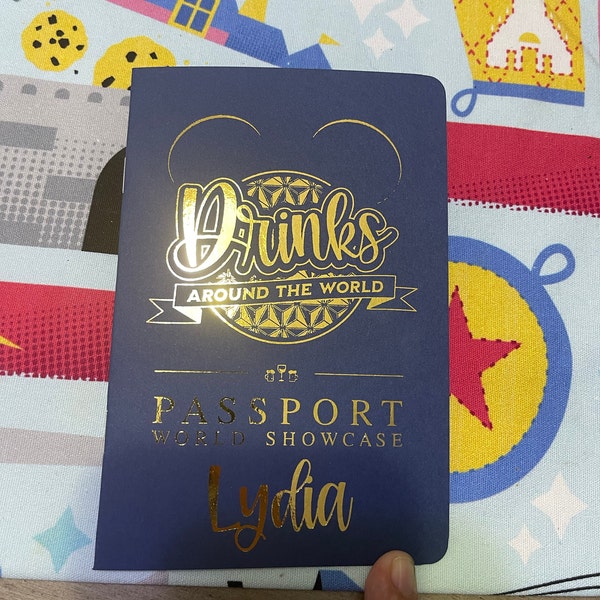 Drinks Around the World Passport Booklet With Lanyard for World ...