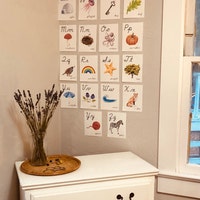 Preschool Alphabet Letter Sounds Poster Set - Etsy Canada