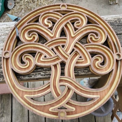 C229-celtic Tree of Life Scroll Saw Pattern pdf, Dxf, Svg, Eps - Etsy
