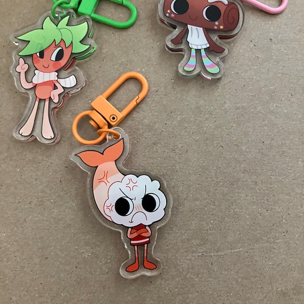 Dandy’s World Acrylic Charm / Goob / Astro / Shelly / Vee / Glisten ...