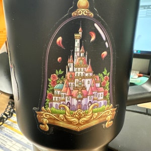 Beasts Castle Terrarium Transparent Sticker/ Beauty and the Beast Belle ...