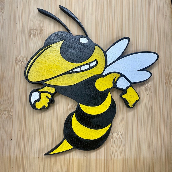 Hornet Bee Mascot SVG & JPEG Instant Download Digital Download File ...