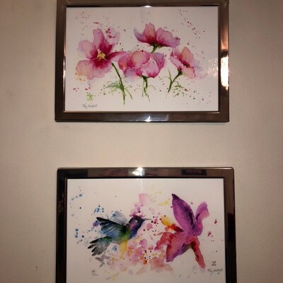 Lily Flower With Insect, Lily Flower Original Oil Painting, Flowers ...