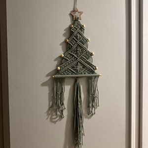 Macrame Christmas Tree, Gift for Family, Holiday Tree, Boho Holiday ...