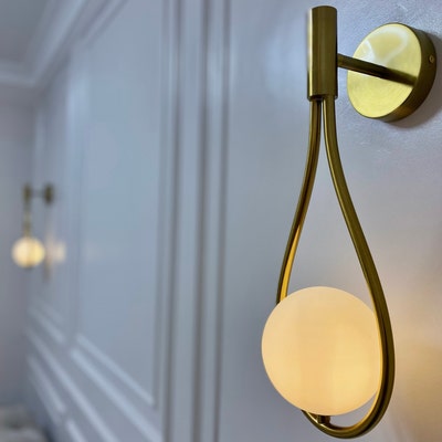 Gold Metal House Numbers/gold Floating House Numbers/ Brass House ...